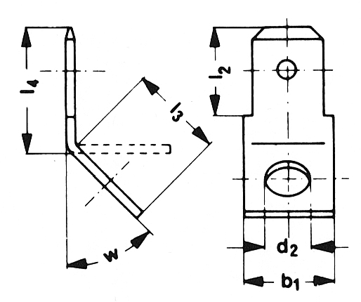 Flachstecker, B 4,0 - 6,3 - 0,8 | HILPRESS